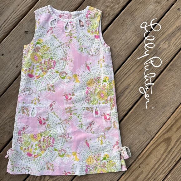 Lilly Pulitzer | Dresses | Lilly Pulitzer Originals Calendar Girl Dress ...